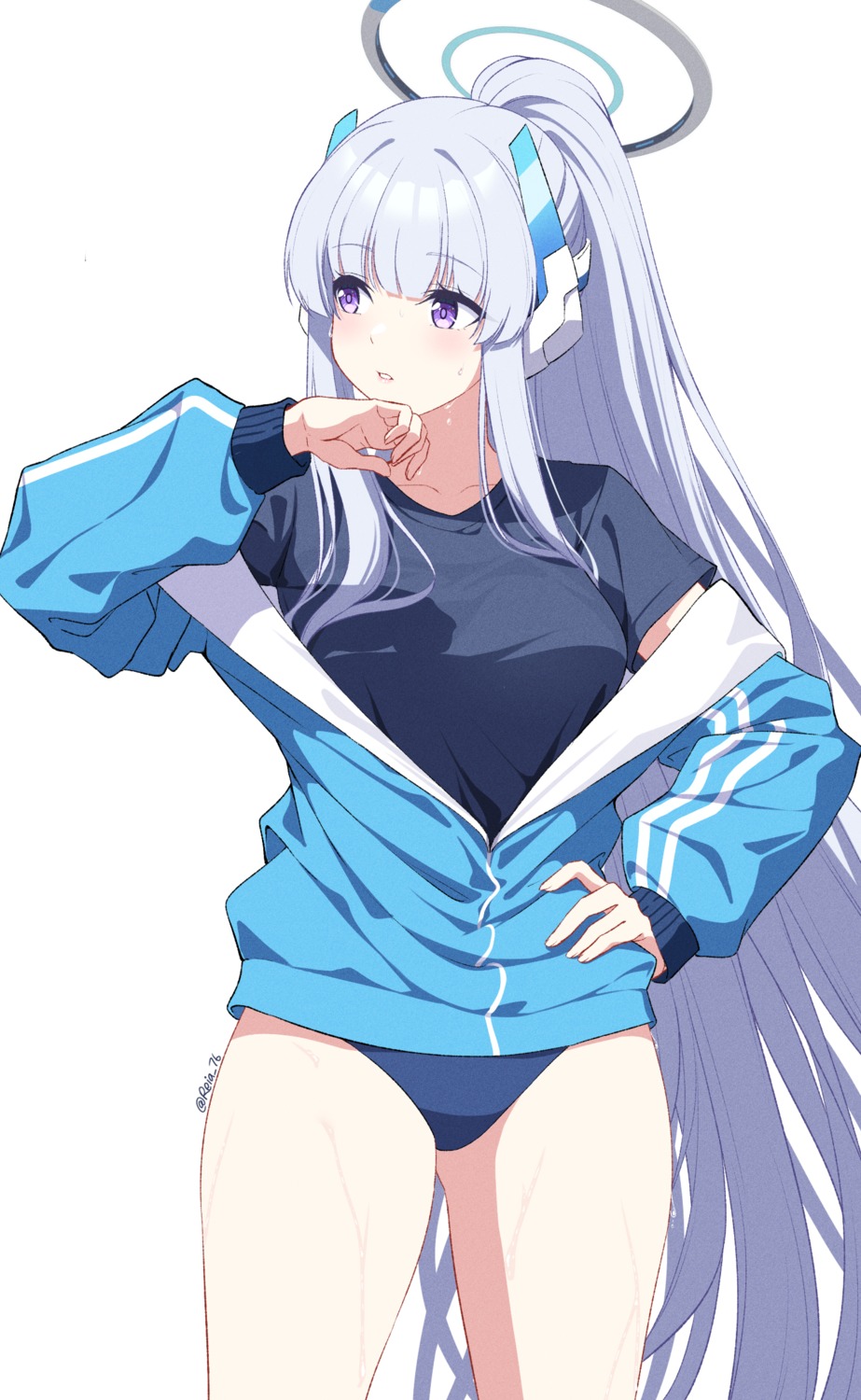 reia 76 blue archive ushio noa buruma gym uniform halo headphones | #1120168 | yande.re